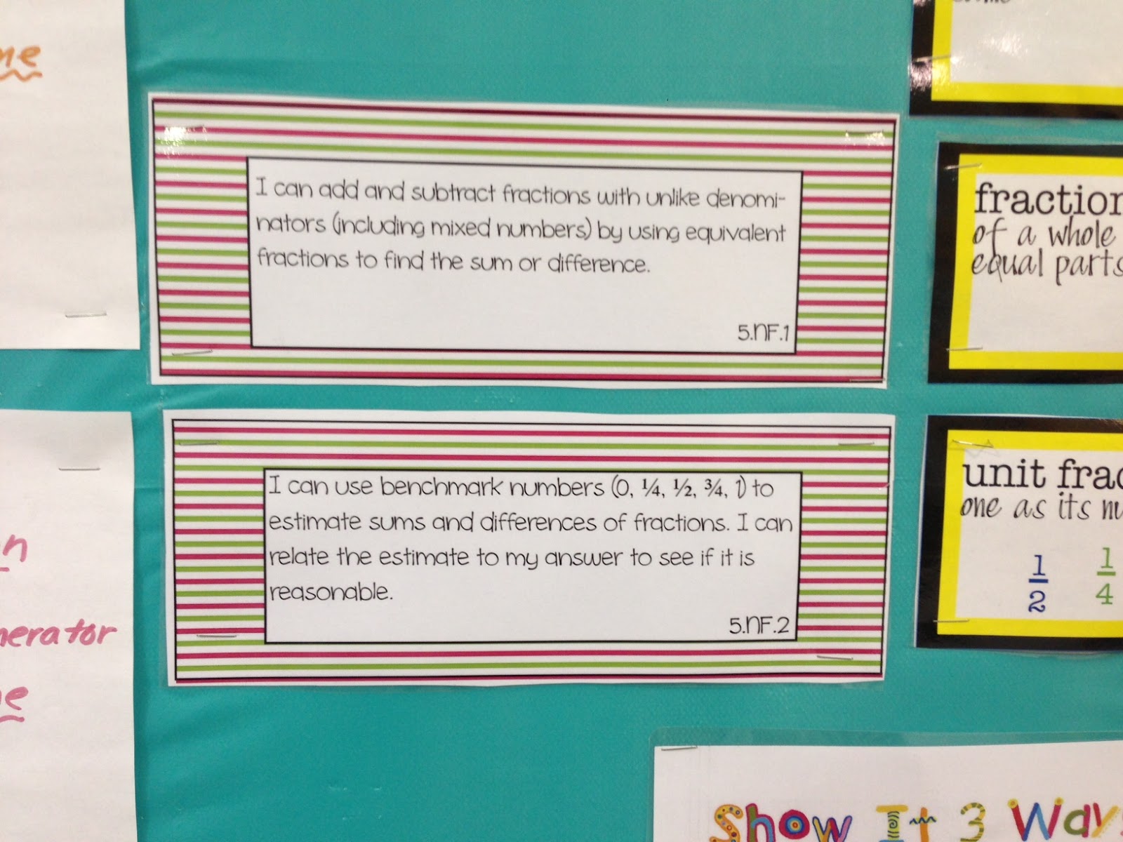 Caffeine and Lesson Plans: Math Walls