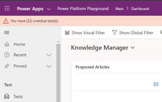 Show Global Notification on Load of Model-driven App in Dynamics 365