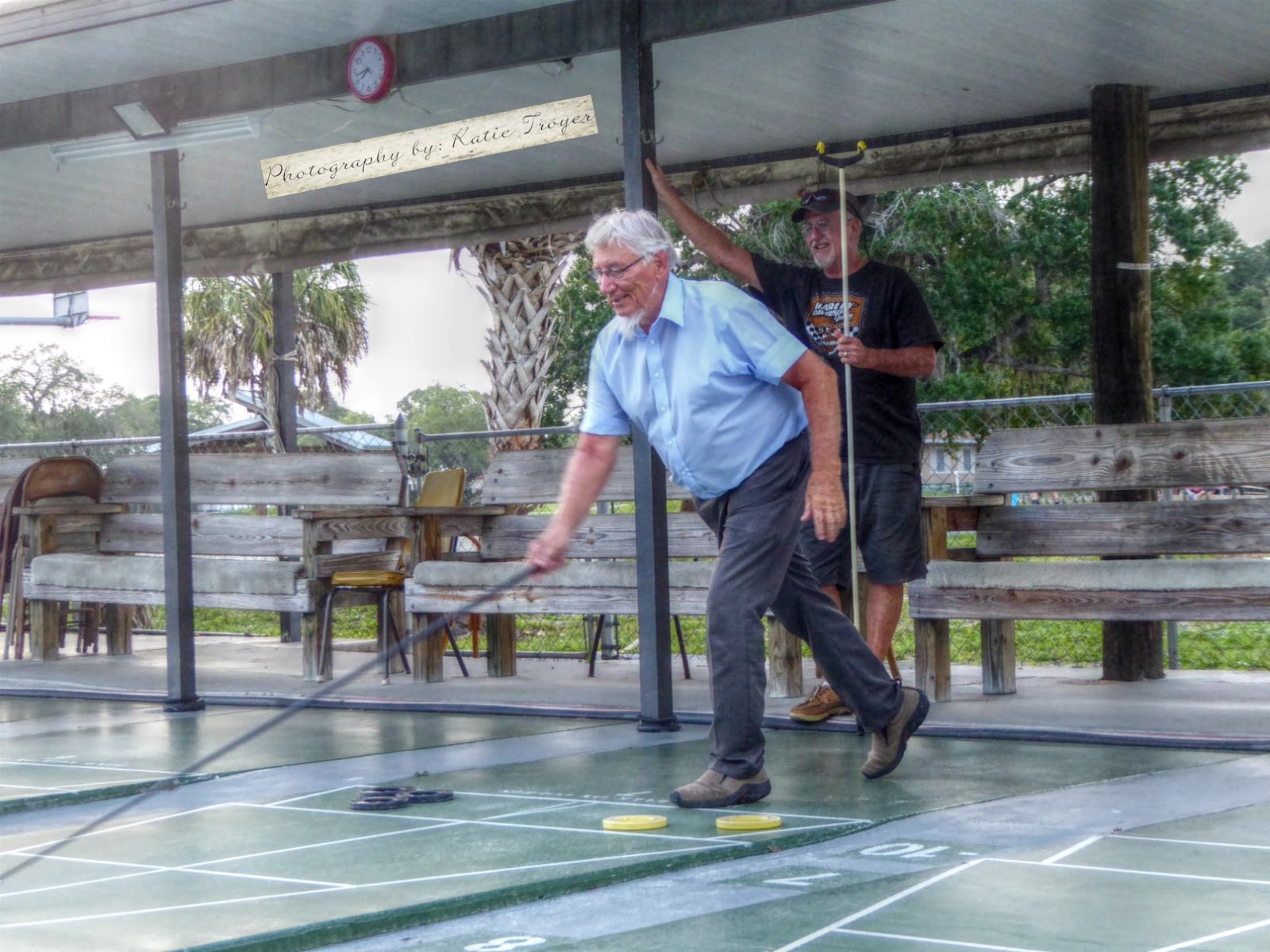 Pinecraft-Sarasota: Tuesday Night's Shuffleboard
