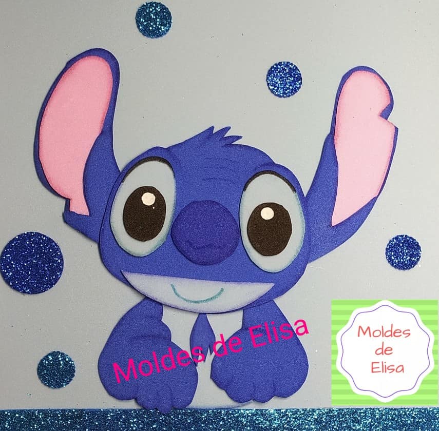 Artesanato para todos: Stitch em Eva com Molde