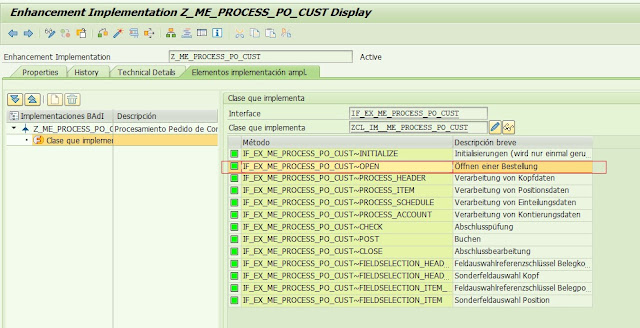 TIPS ABAP EJEMPLO: 7. ME23N, Cambiar la información a mostrar en Orden ...