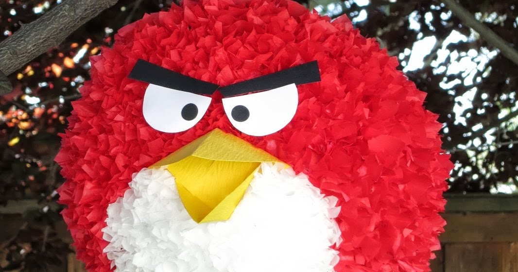 Cindy deRosier: My Creative Life: DIY Angry Bird Piñata