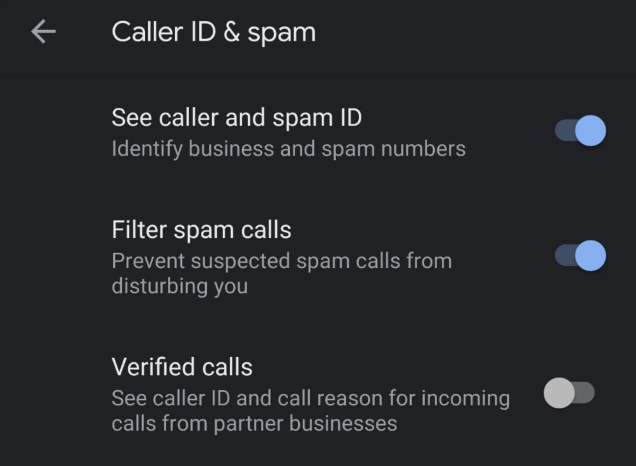 Google verified call app in 2020