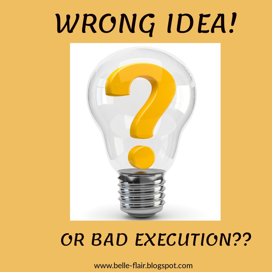 EVERYDAY LIFE WITH BELLEFLAIR: WRONG IDEA OR BAD EXECUTION??