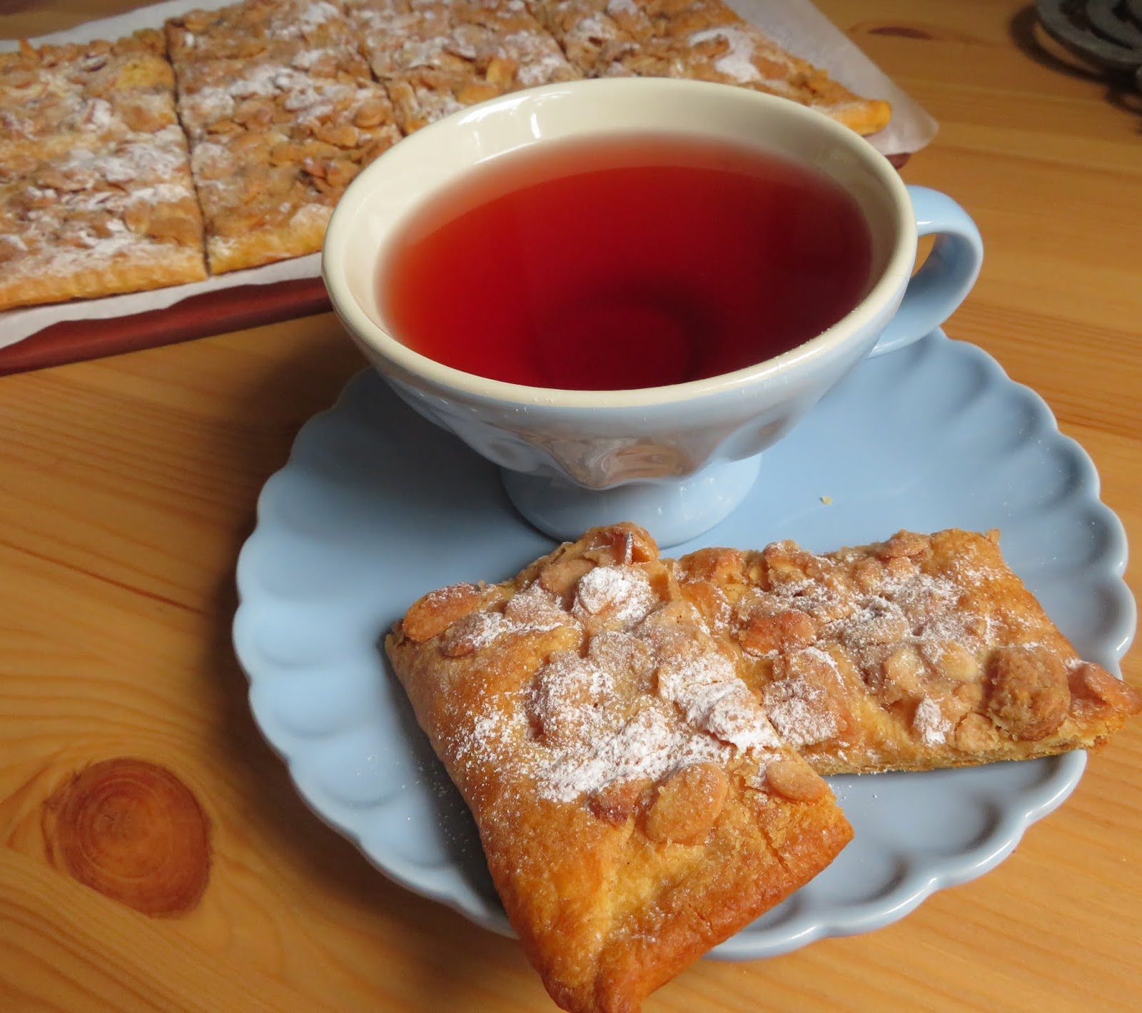 Sugar Crusted Almond Bars | The English Kitchen