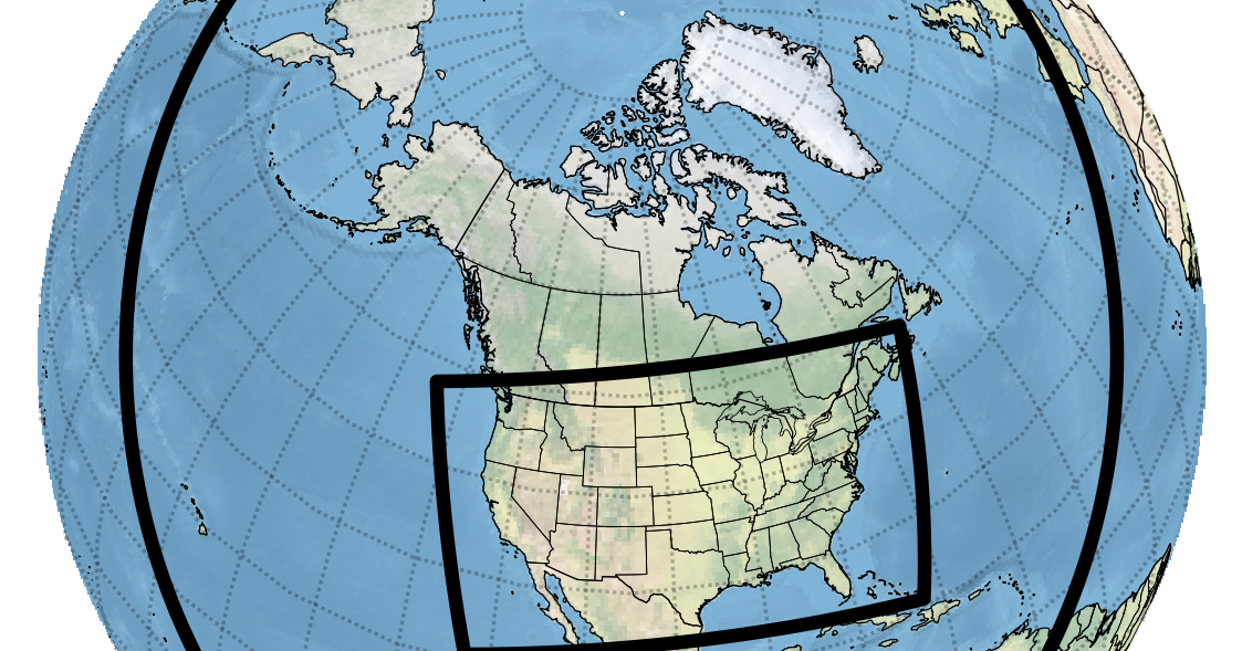 Brian Blaylock's Python Blog: RAP and HRRR model domain boundaries