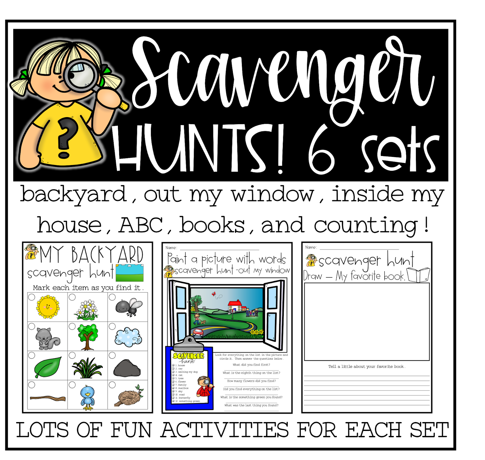 Simply Delightful in 2nd grade: 6 sets of scavenger hunts on TpT and ...