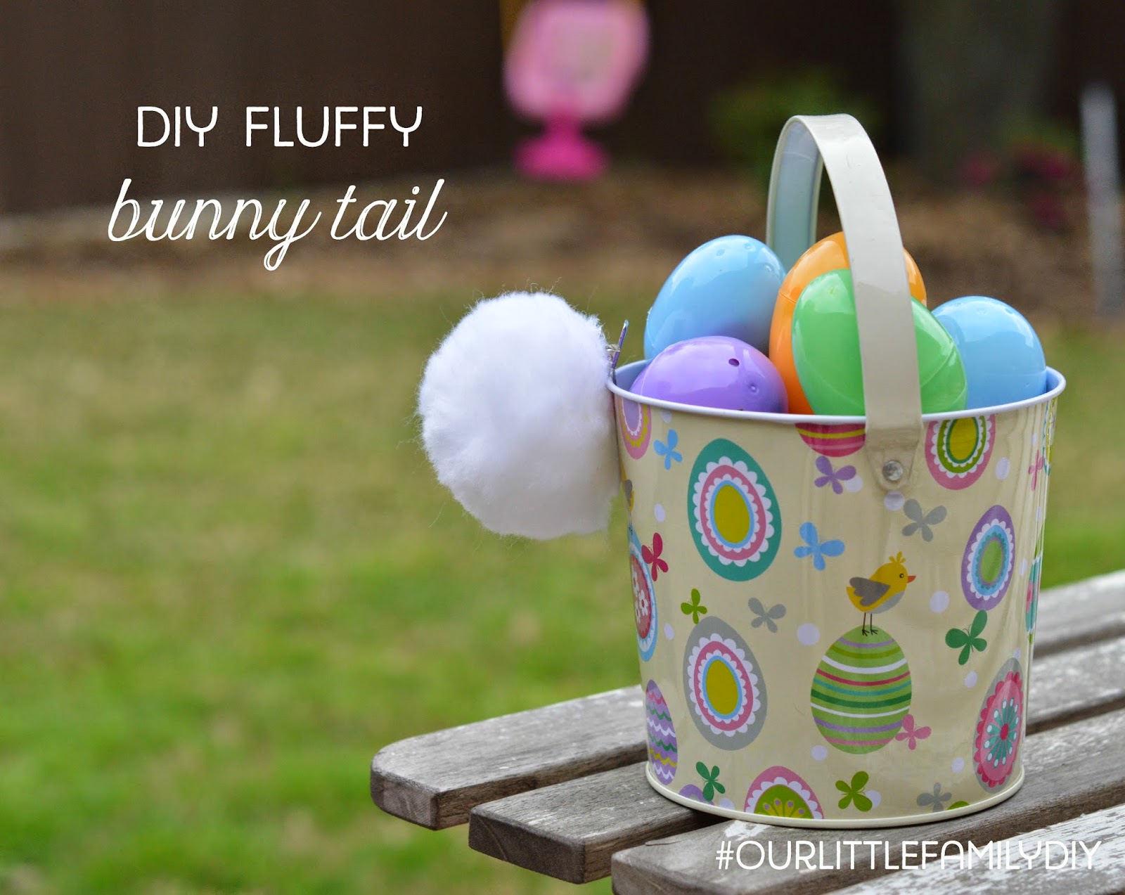 the chastain family: DIY Fluffy Bunny Tail // Our Little Family DIY
