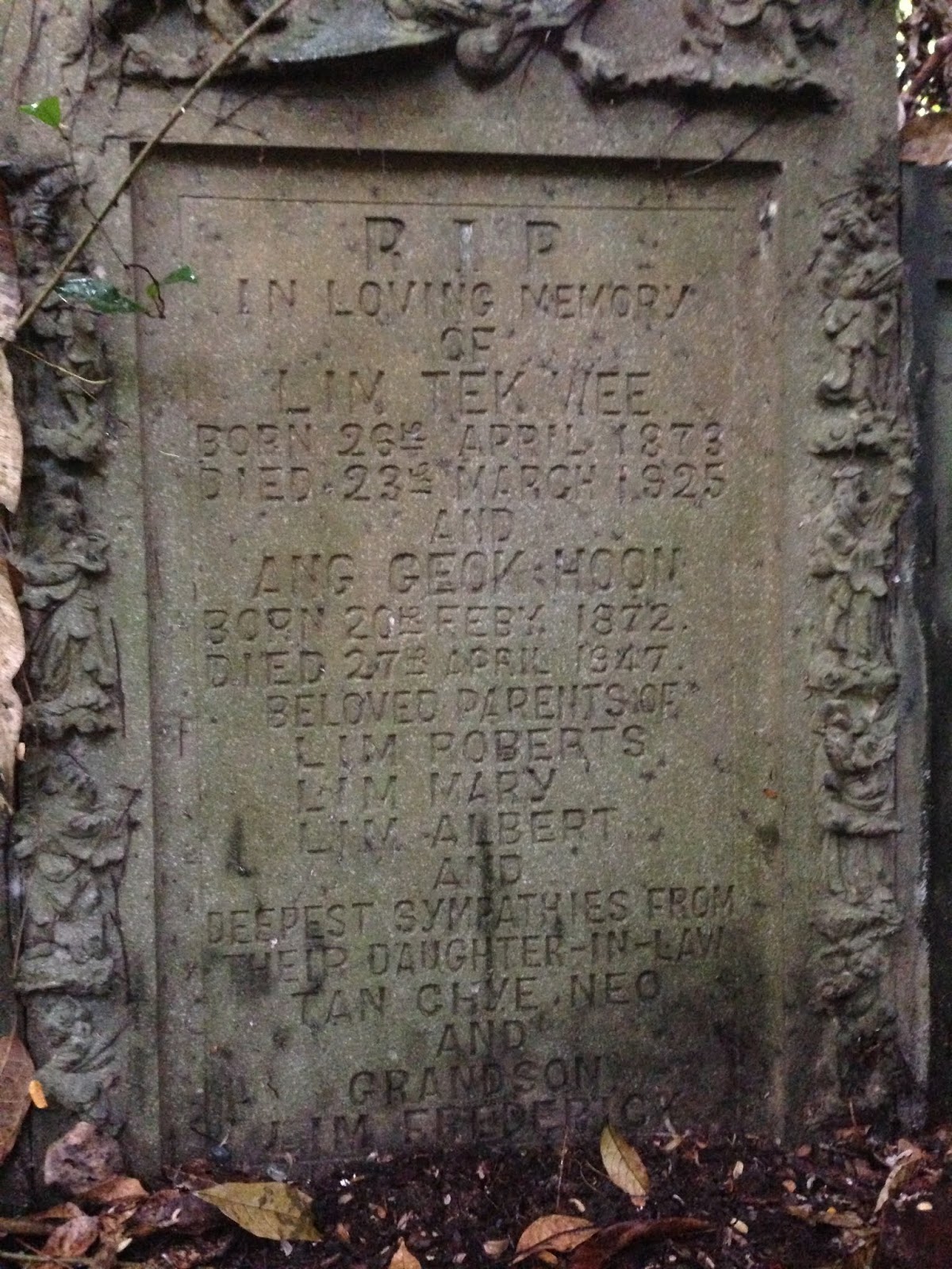 Lim Tek Wee and Ang Geok Hoon