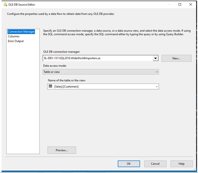 SQL Server Integration Service (SSIS) 2016 - Loading Data from Table to ...