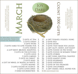 Daily Graces from God: MARCH JOY DARE