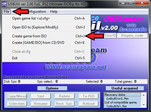 3.Pilih dan klik dimana game berformat iso berada,pilih dimana ...