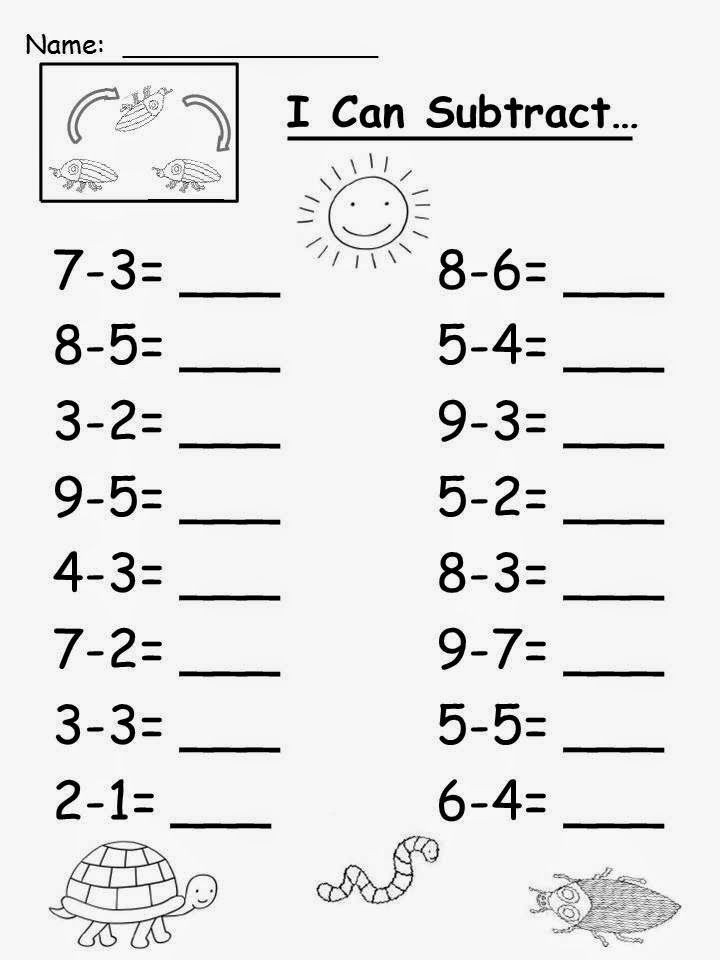 Atividades de matemática (Somar e subtrair)