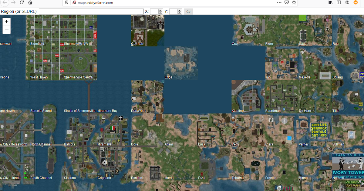 Second Life Newser: Two User-Made Maps of Second Life