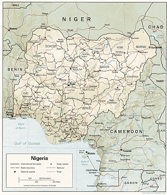 MAPAS DA NIGÉRIA - Geografia Total™