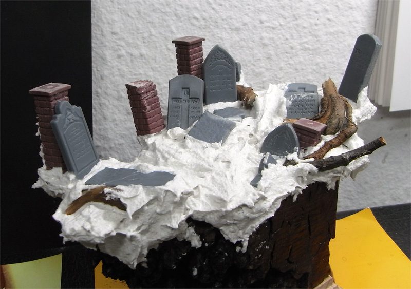 MASSIVE VOODOO: Tutorial - Building up a graveyard display base