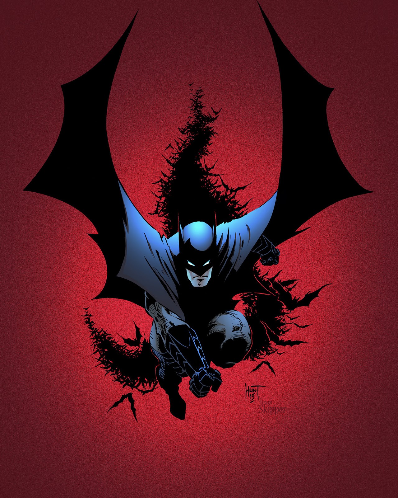 Images: Comic Book Art Of Batman And Foes Drawn By Notable Artists And ...