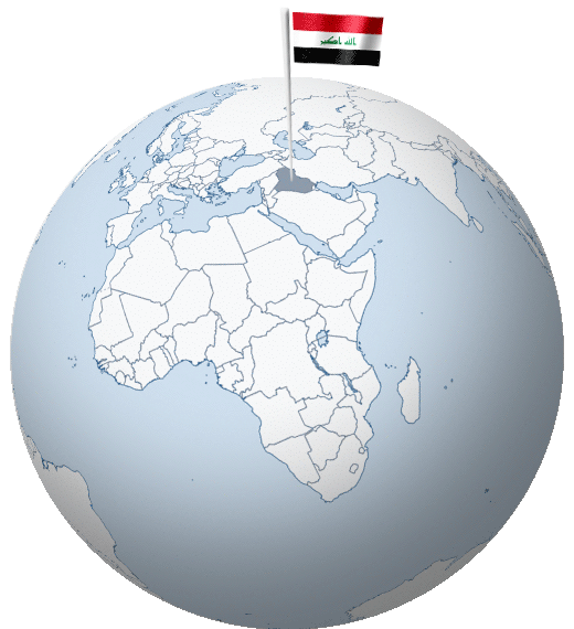 Flag of Iraq (GIF) - All Waving Flags