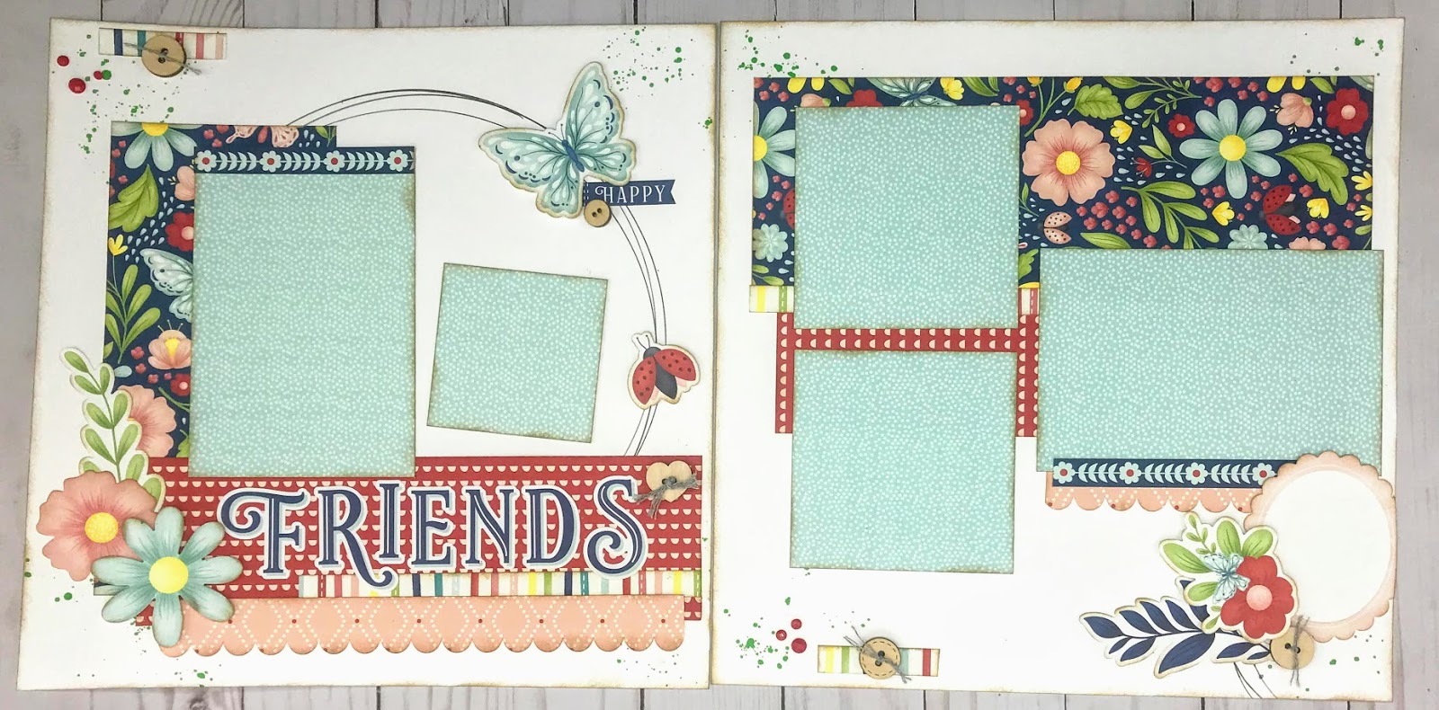 Let's Give 'em Something to Scrap About!: CTMH Stitched Together Layouts