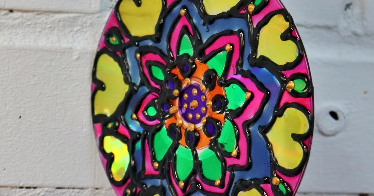 Create With Mom: Glass Painting on CDs