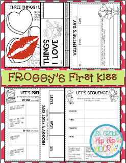 1st Grade Hip Hip Hooray!: Froggy's First Kiss...A Literary Companion