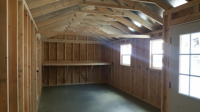 Wolfvalley Buildings Storage Shed Blog.: 12x32 Cabin Shell, Here at ...