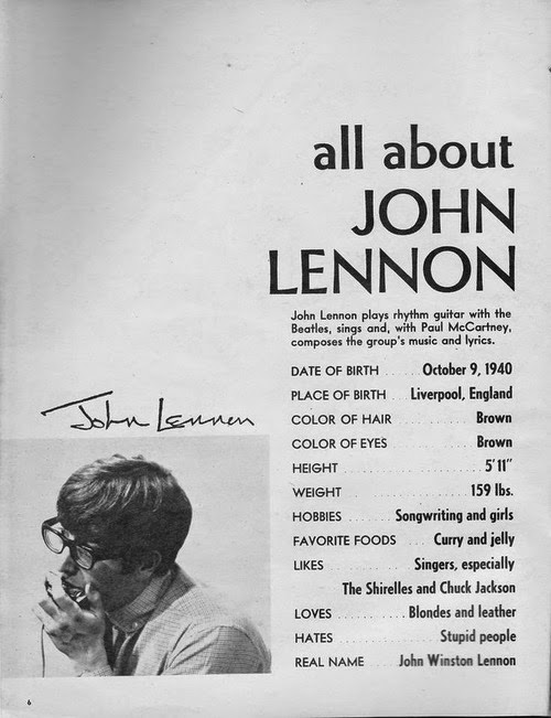 Paul sometimes looks tall, John sometimes looks tall, everyone tells me ...