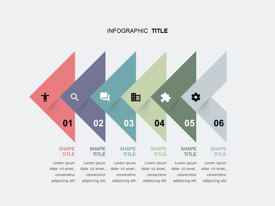 Horizontal Arrow To Arrow Connect PowerPoint Templates - PowerPoint Free