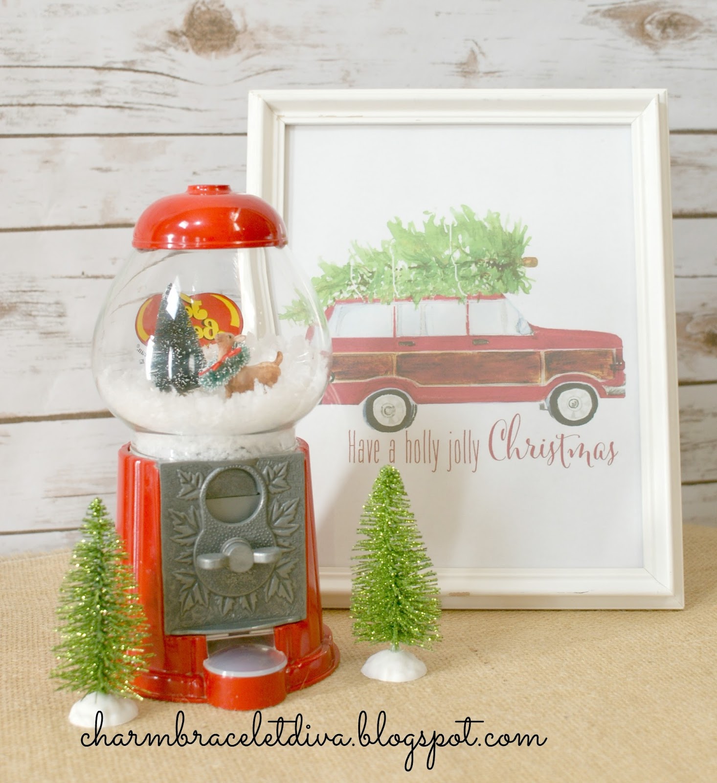 Our Hopeful Home: DIY Gumball Machine Waterless Snow Globes!