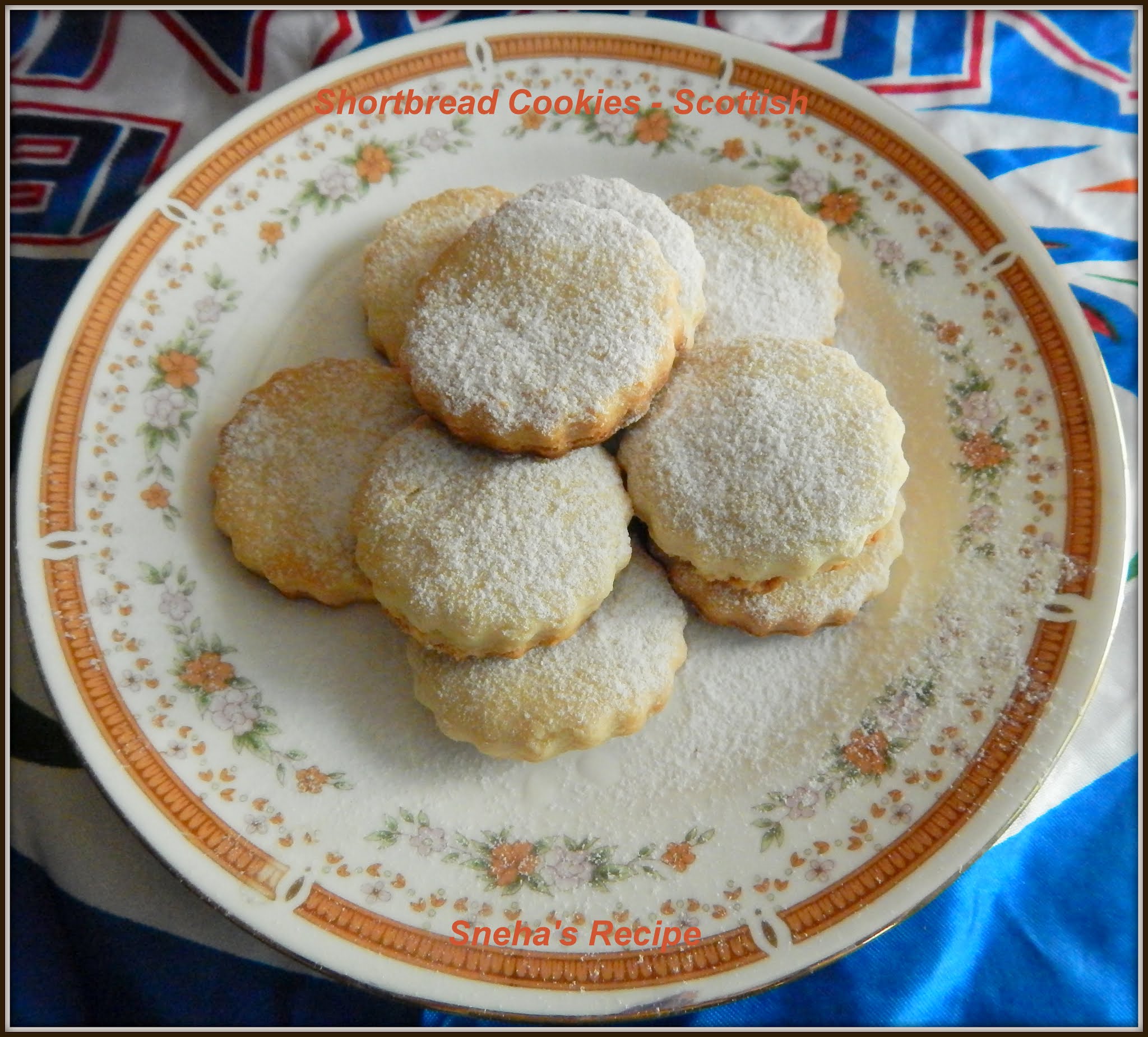 Shortbread Cookies - Scottish#EattheWorld - Sneha's Recipe