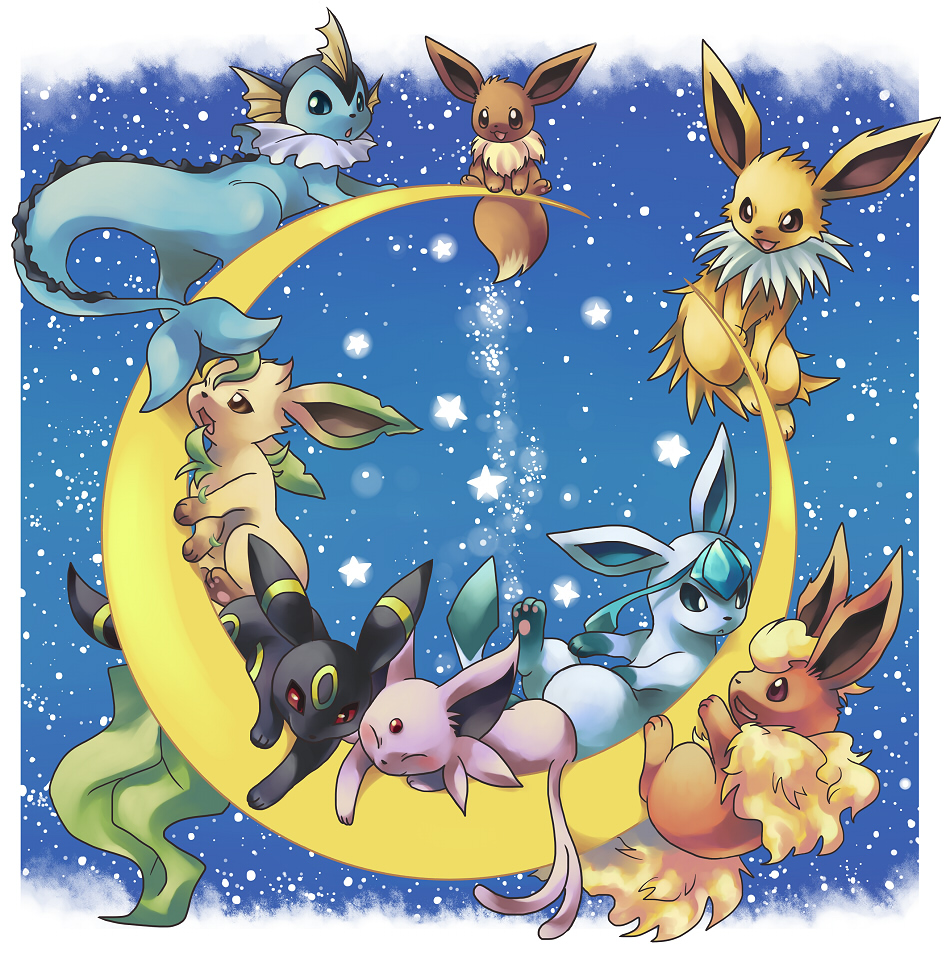 Uma Historia Pokemon: Eevee evoluções