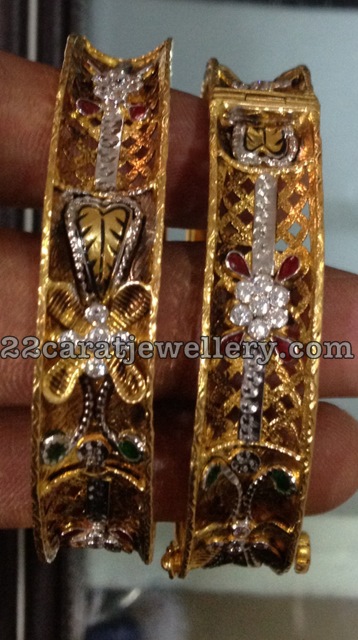 Gold Enamel Jewellery - Jewellery Designs