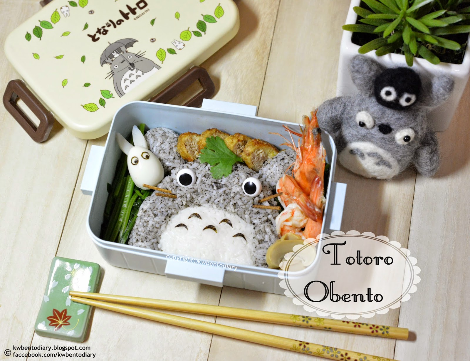 Karenwee's Bento Diary: Bento2014#Sep17~Totoro Obento