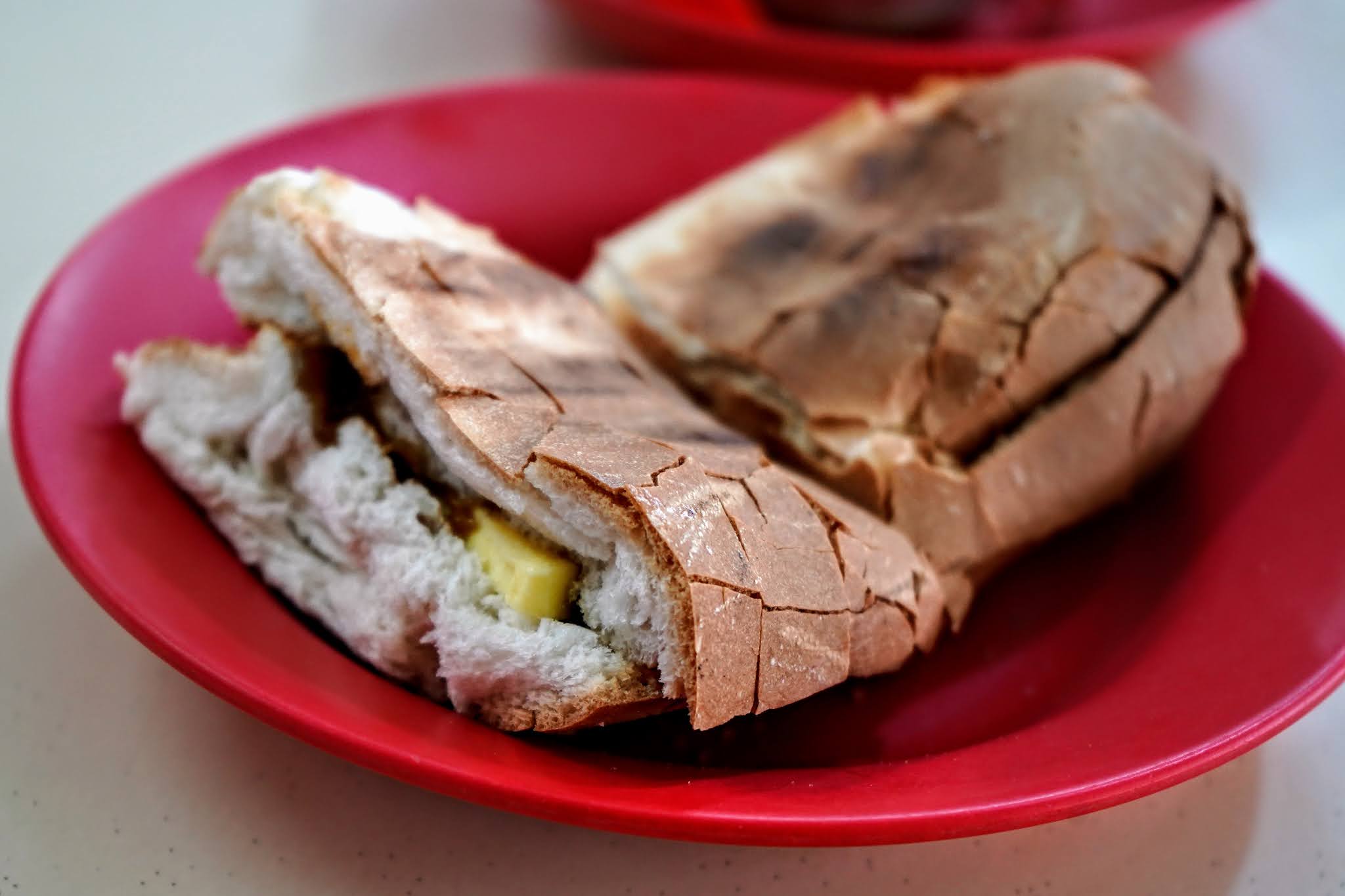 Charcoal Traditional Toast @ 24 Sin Ming Road. Champions League Kaya ...