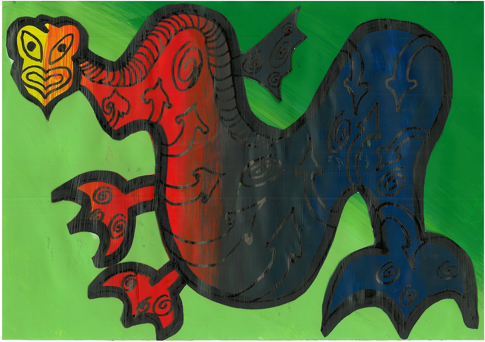 Room 15's Learning Journey: Taniwha Art