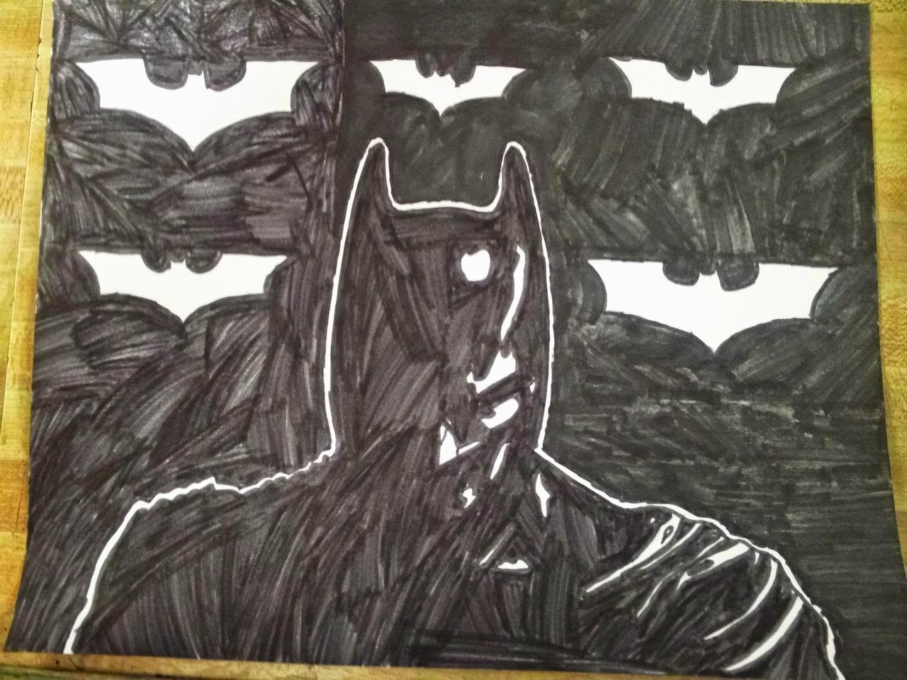 Mosaic Academy-Student Art Samples: High contrast drawings and art