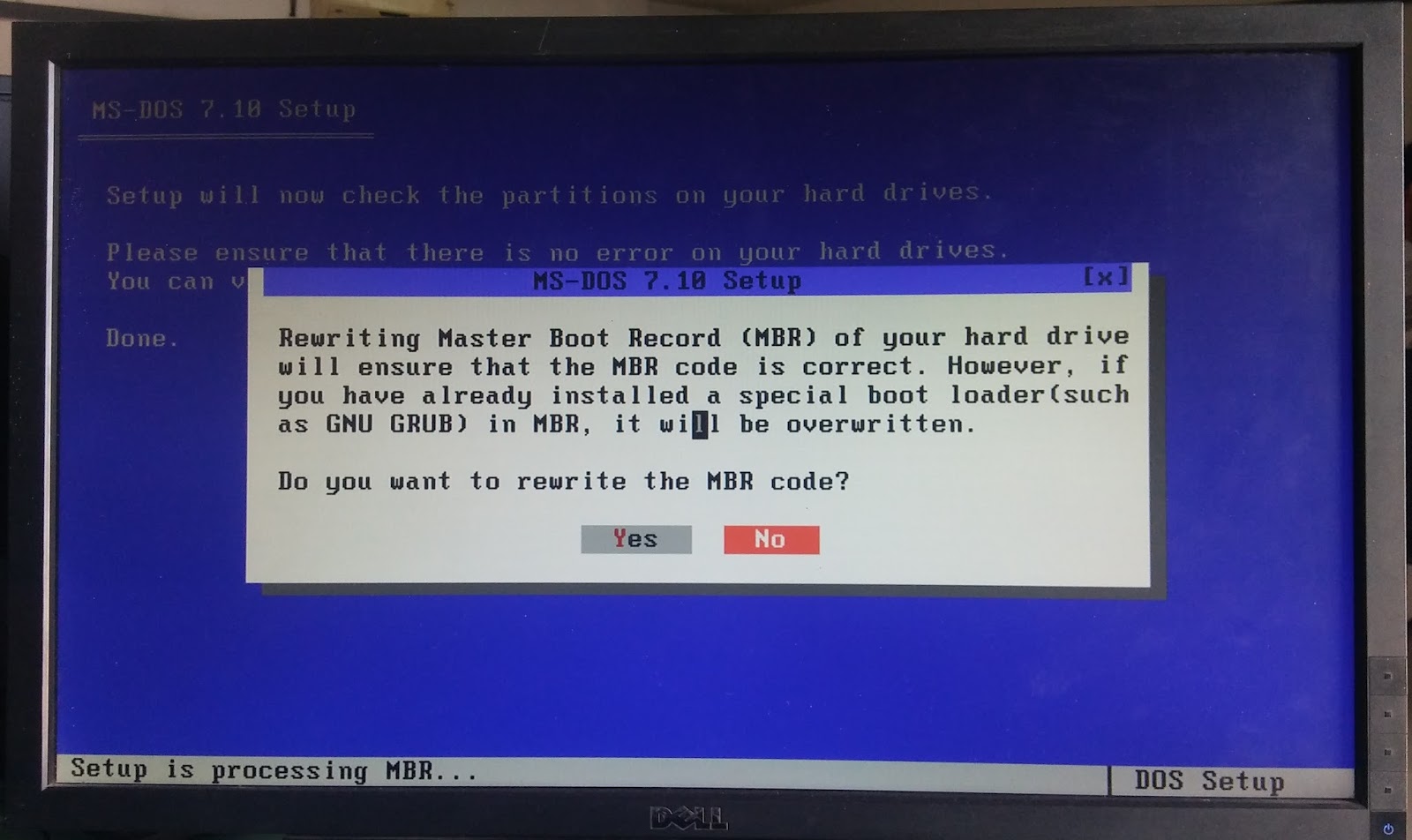 MS DOS Installation - Keshav's Blog