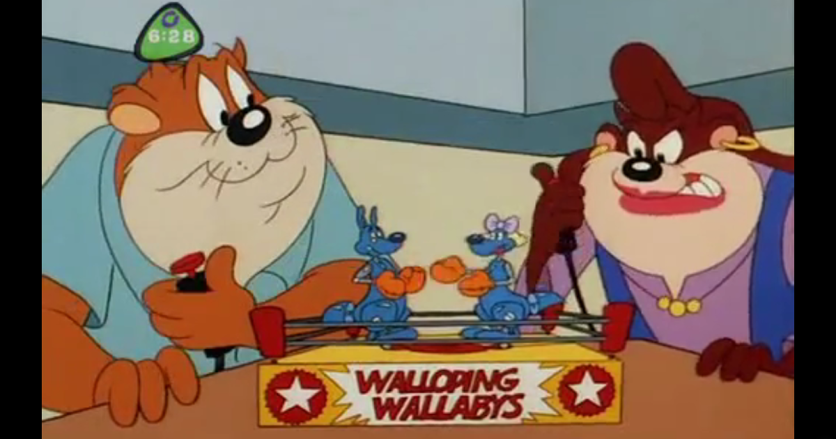 Cartoon Girls Boxing Database: Taz-Mania - Season 1, Episode 43: Merit ...