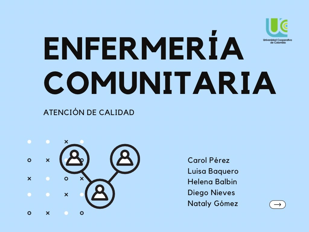Rol de enfermería en la atención comunitaria y de calidad