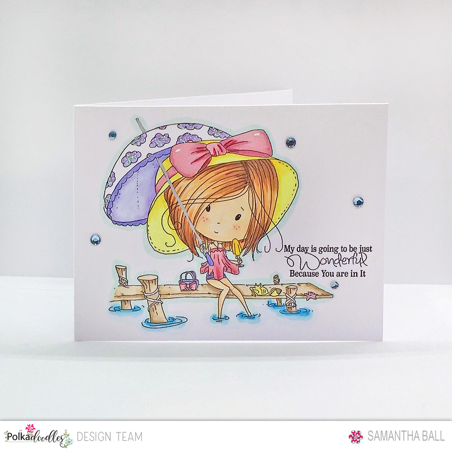 Craftychick Cards: A Summer Splash card for my Bestie