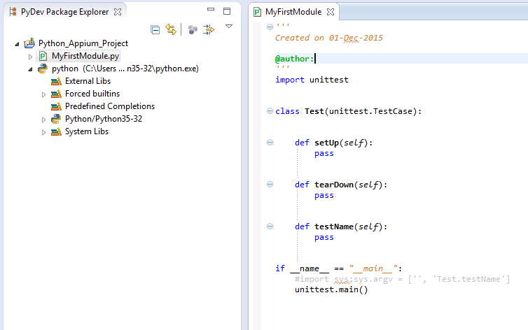 Appium Python - Executing 'Appium-Webdriver' automation script on ...