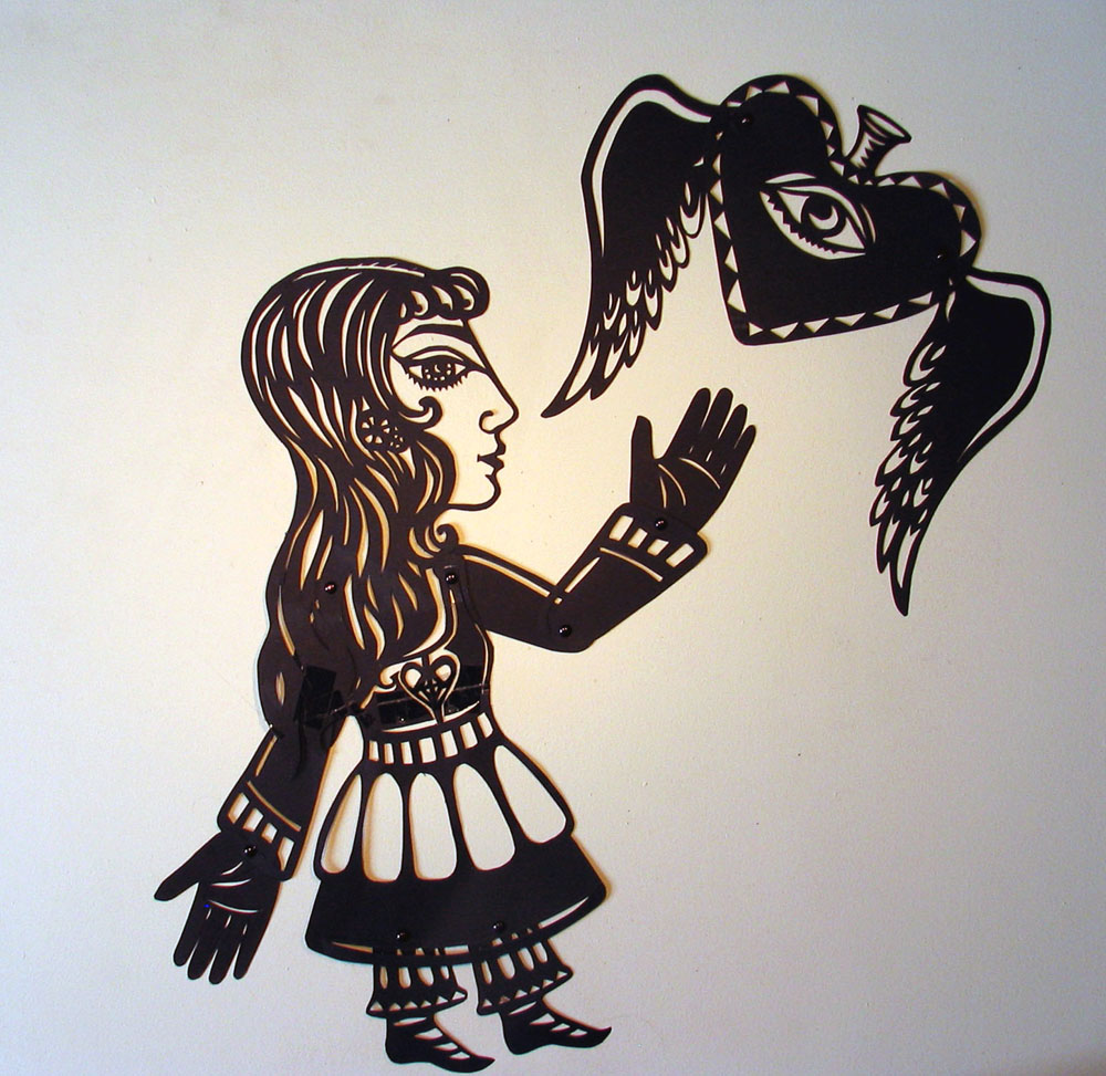 Diana Heyne: Cut Paper Animation Test Video