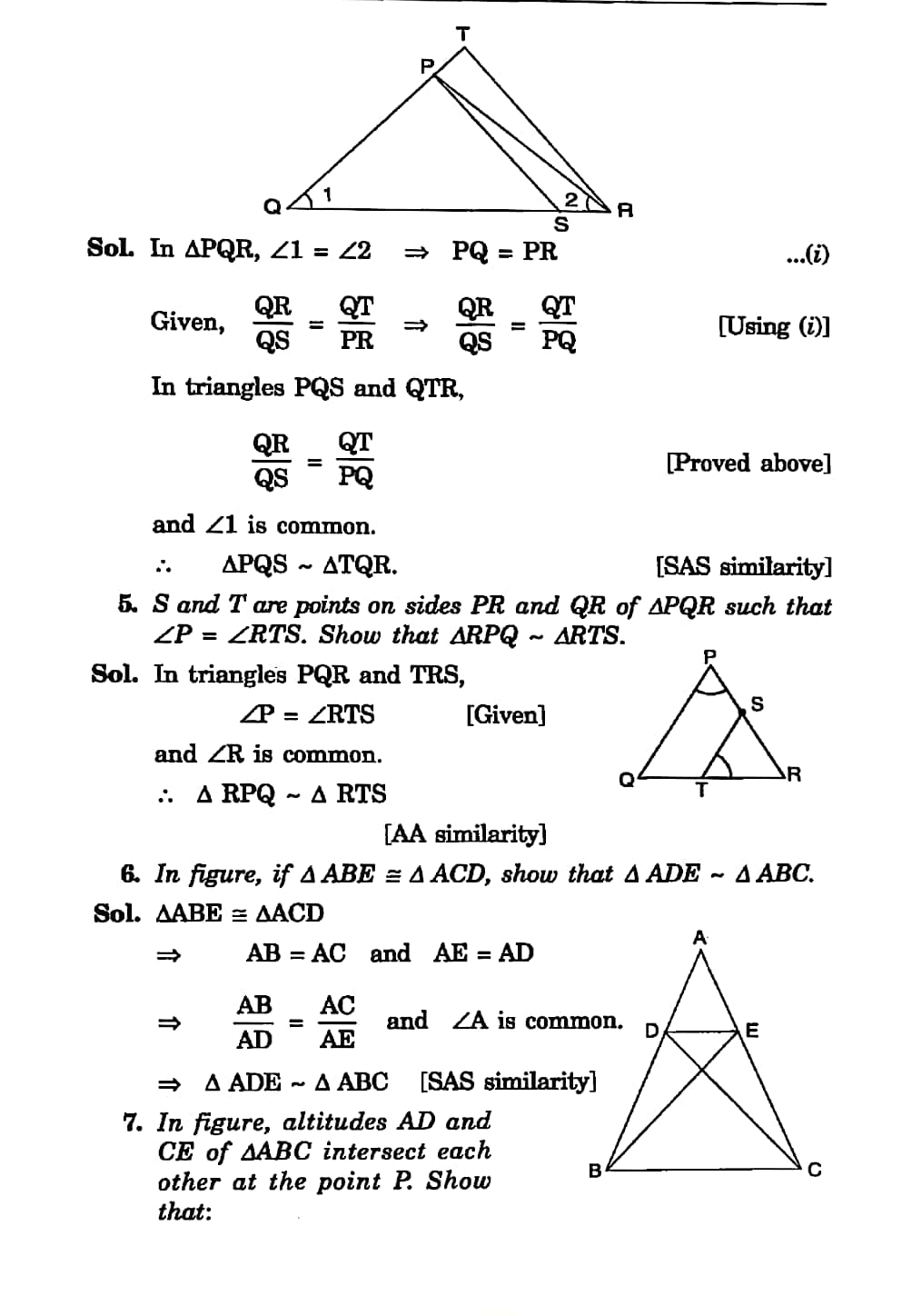 Triangles class 10 math - Studypur