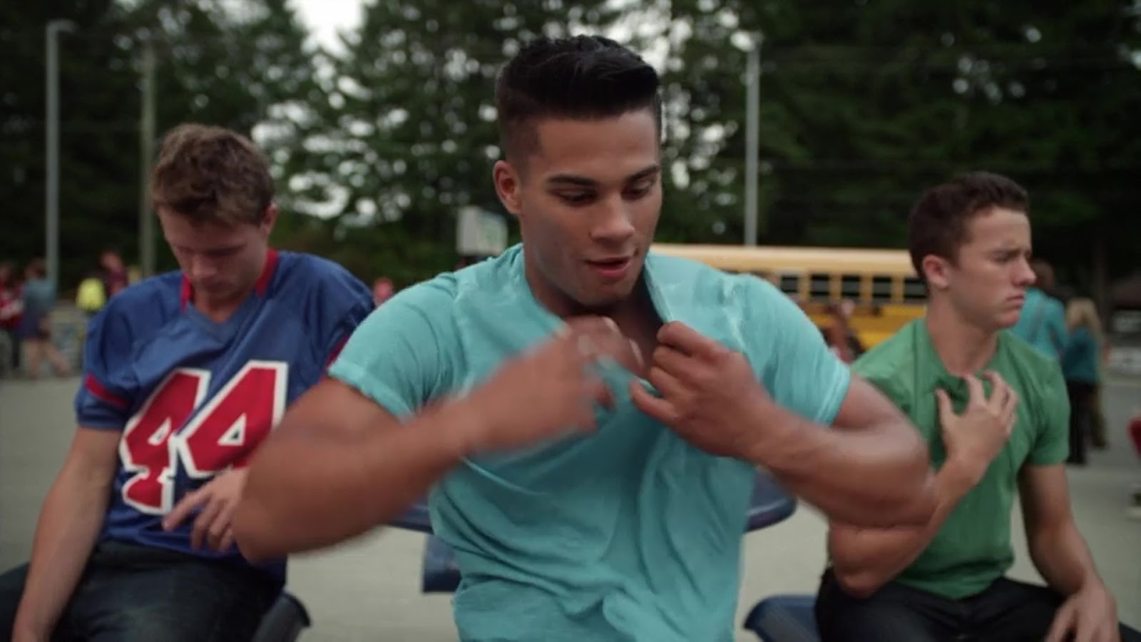 ausCAPS: Drew Ray Tanner shirtless in Zapped