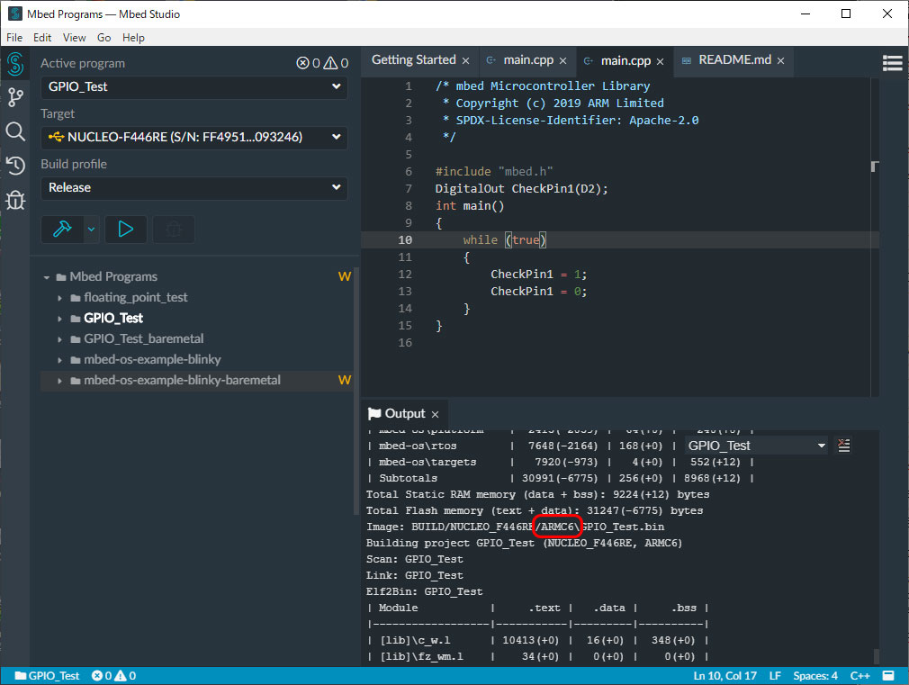 音源とオーディオの電子工作（予定）: Mbed Studioを使ってみる