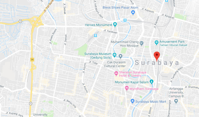 Peta Surabaya Lengkap dan Terbaru (HD Google Maps) - SEJARAH