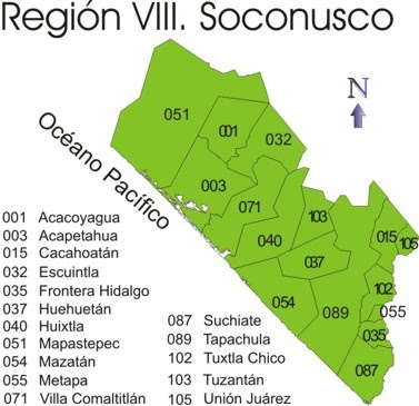 Municipio D' Soconusco: Municipios de soconusco