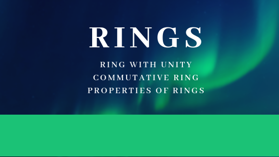 Rings-Algebra