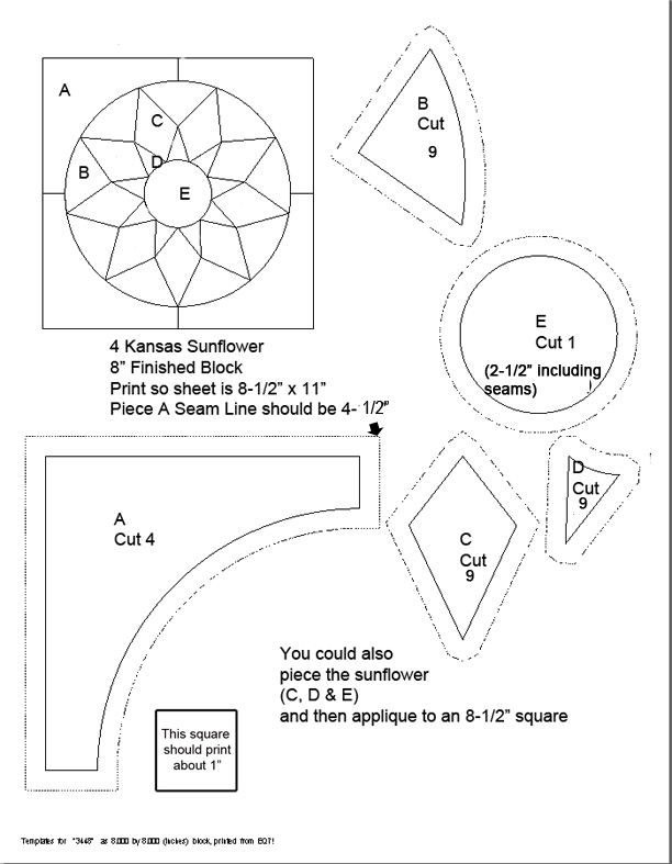 Grandmothers Choice: Votes For Women: 4. Kansas Sunflower: Yellow and Gold