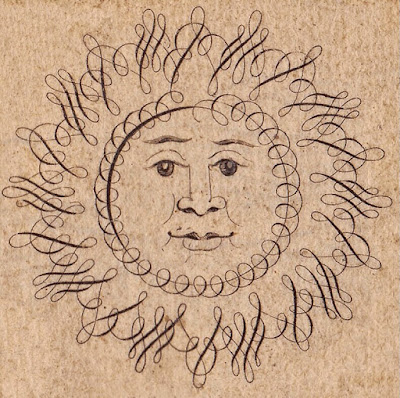 Content in a Cottage: calligraphy